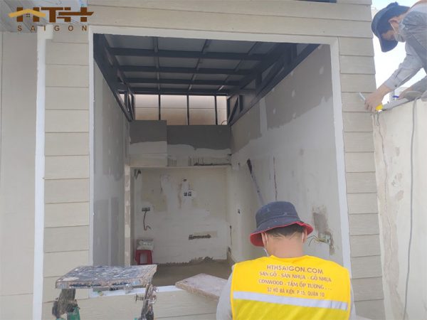 Công Trình Ốp Trần Conwood Siding 6”/8mm Quận 7 - Hthsaigon.com